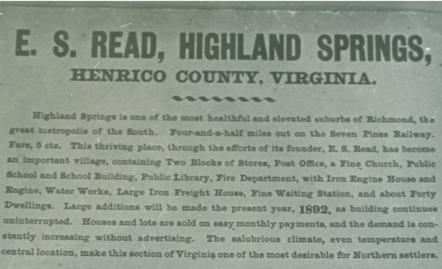 History – Historic Highland Springs