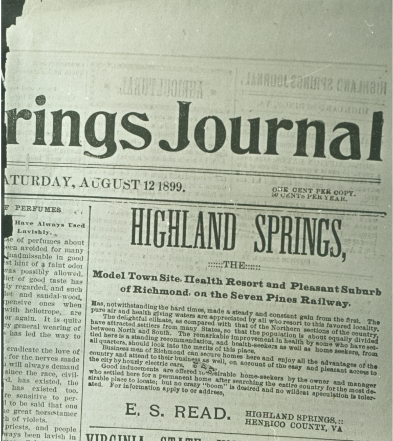 History – Historic Highland Springs